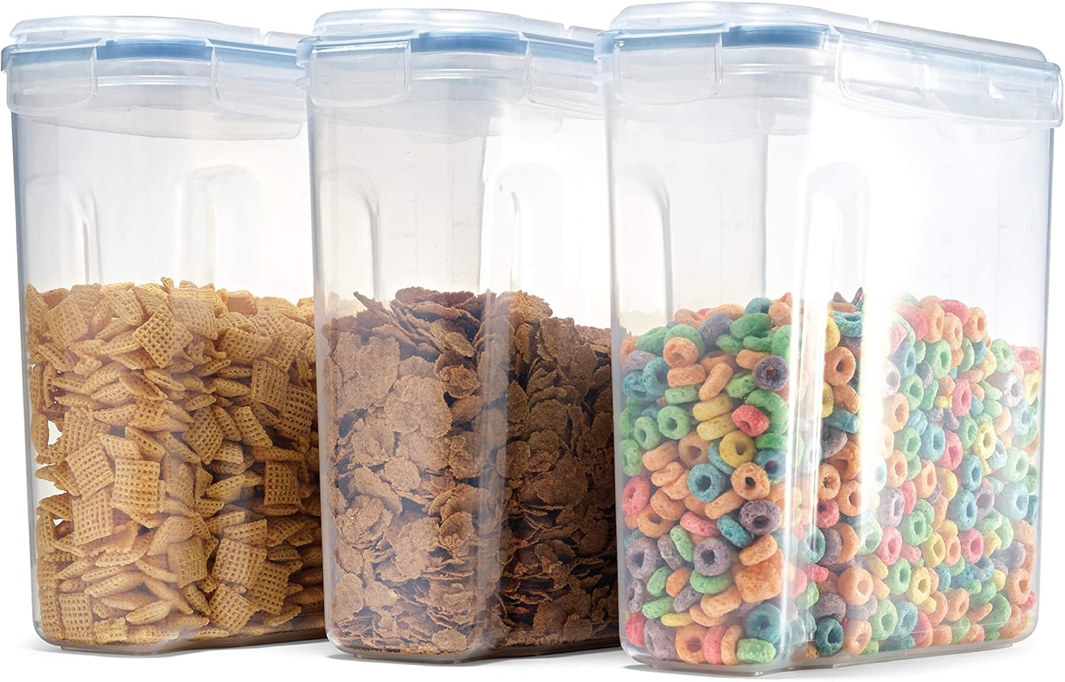 Amazon.com: Fit & Fresh Cereal Storage Container, Set of 3, 120 oz ...