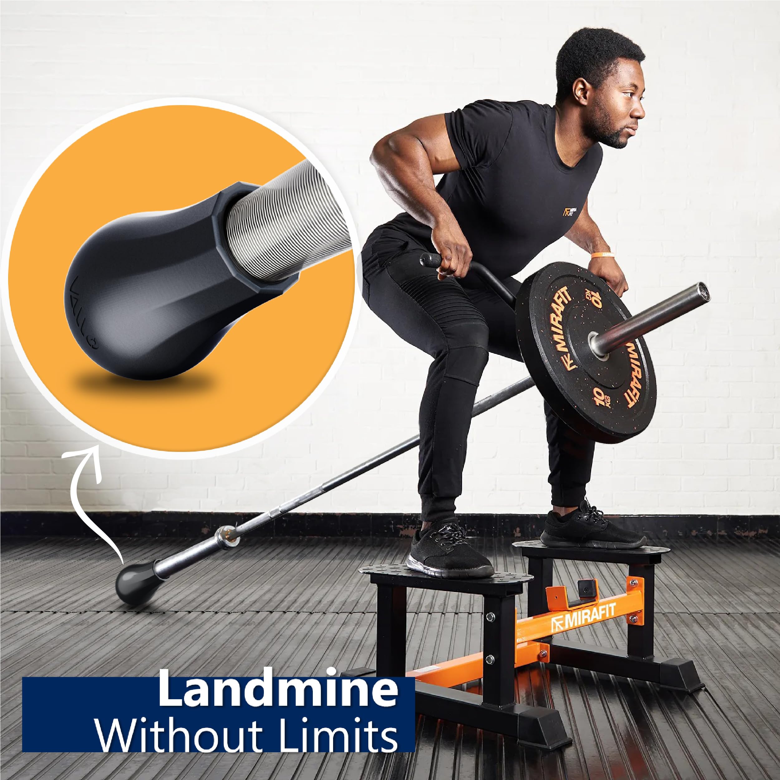 Snapklik.com : VAIIO Heavy Landmine Attachment For Barbell Landmine ...