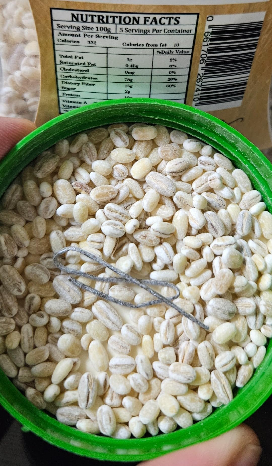 Nourcery Pearl Barley, 500g (Hulled Barley) | High Fiber Jau | Low ...