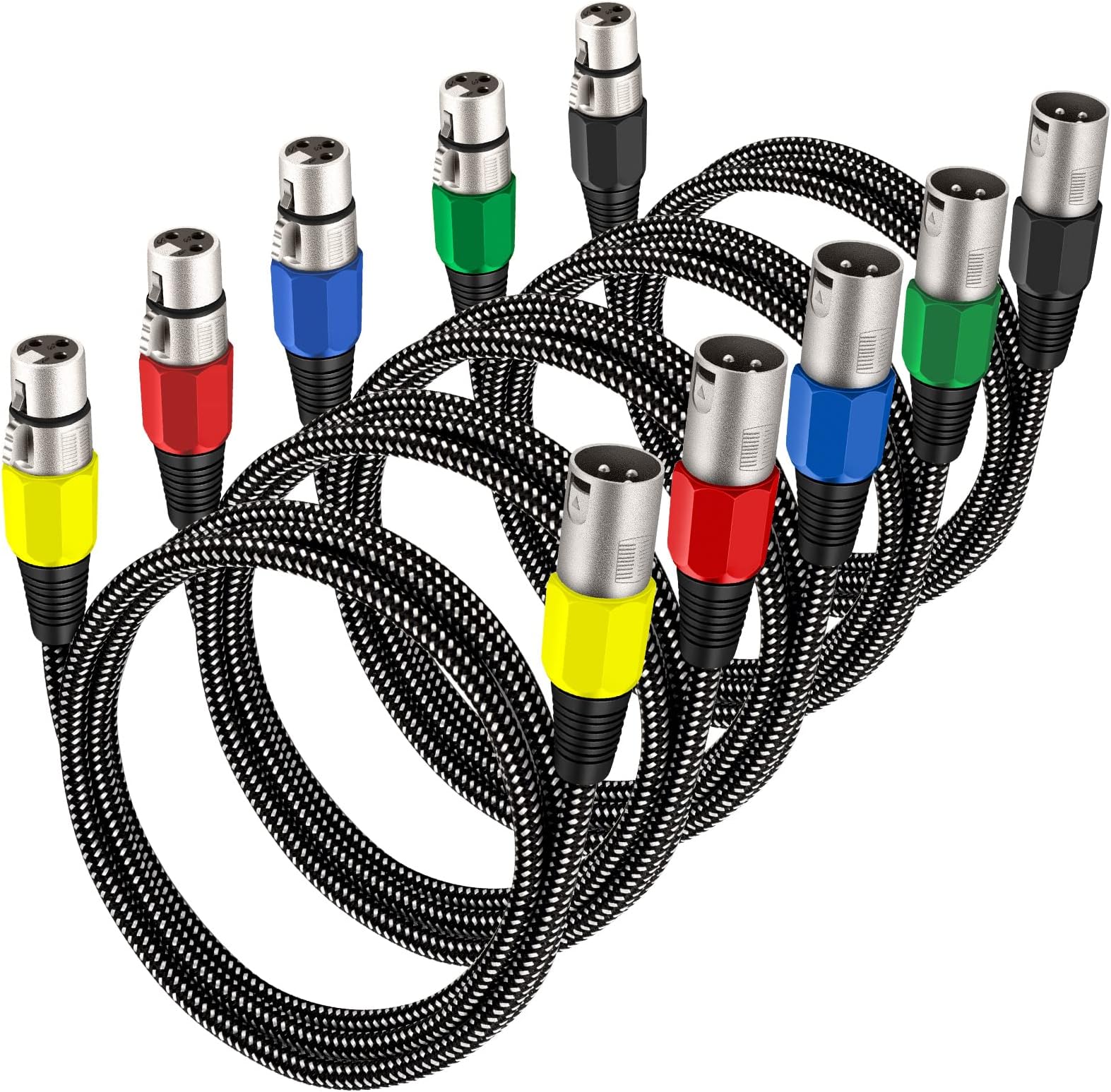 Amazon.com: Monoprice 4-Channel XLR Male to XLR Female Snake Cable - 3 ...