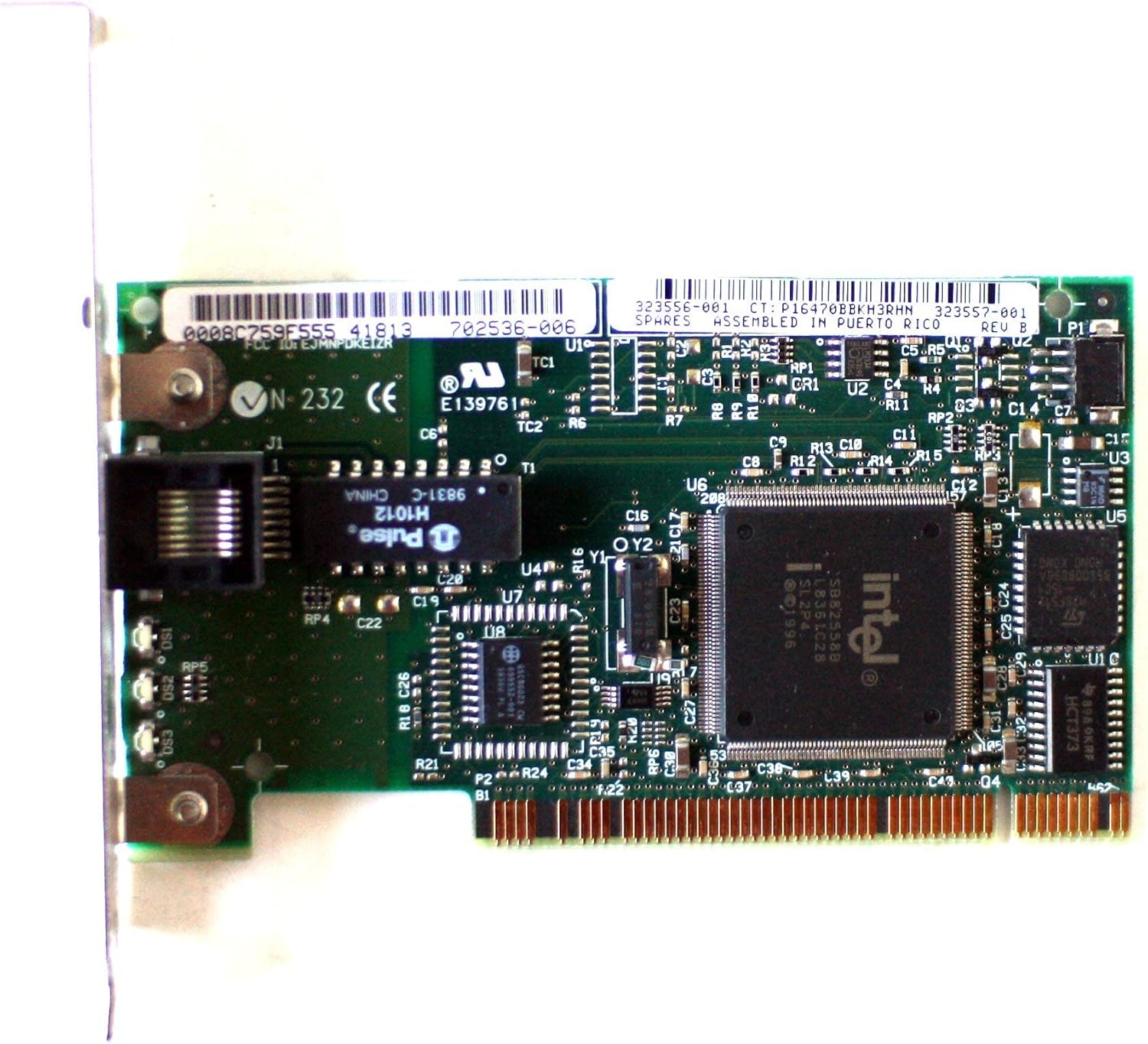 Amazon.com: Compaq NC3121 Fast Ethernet NIC Card 702536-006, 323556-001 ...