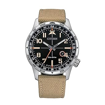 Buy Citizen Eco-Drive Avion Men's Watch, Stainless Steel, Weekender ...