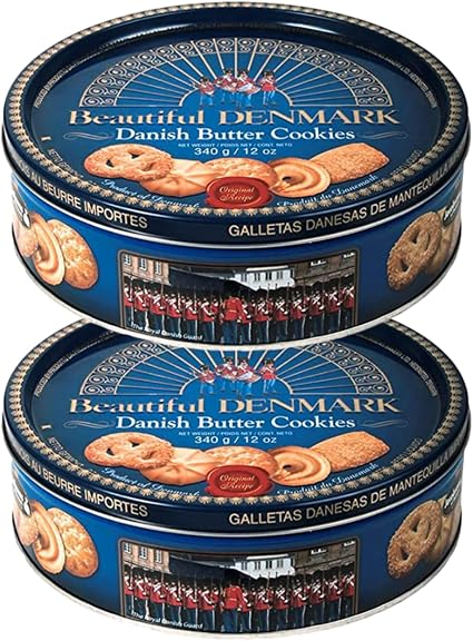 Beautiful Denmark - Danish Butter Cookies (2 pack x 340g) : Amazon.ca ...