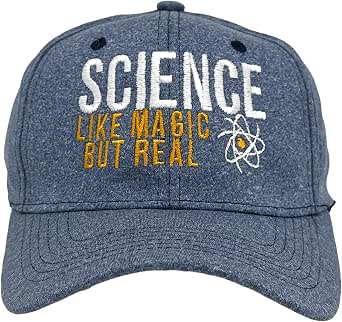 Amazon.com: Science Like Magic But Real Hat Funny Nerdy Chemistry Joke ...