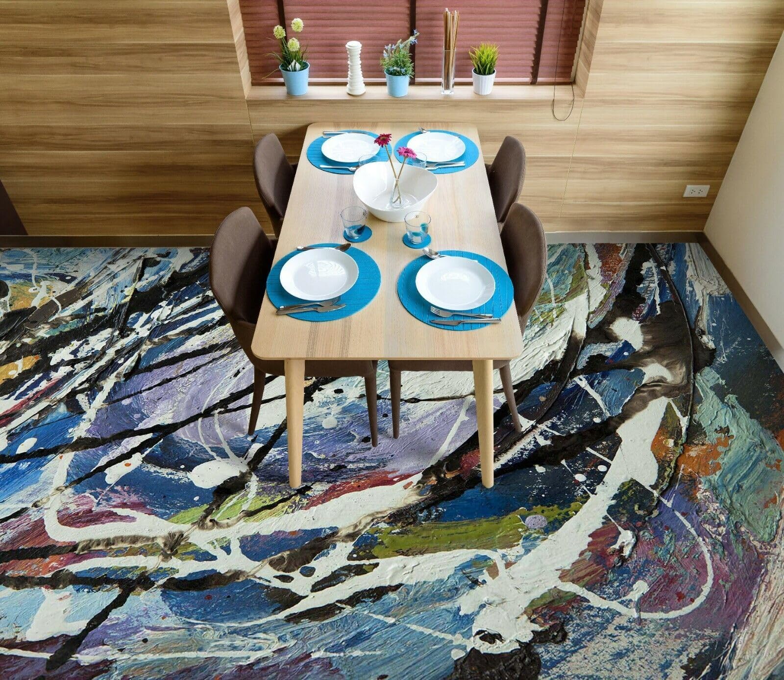 Graffiti Floor Tiles