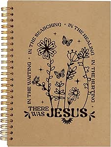 BearCake Boho Floral Christian Notebook Journal, Christian Gifts for ...