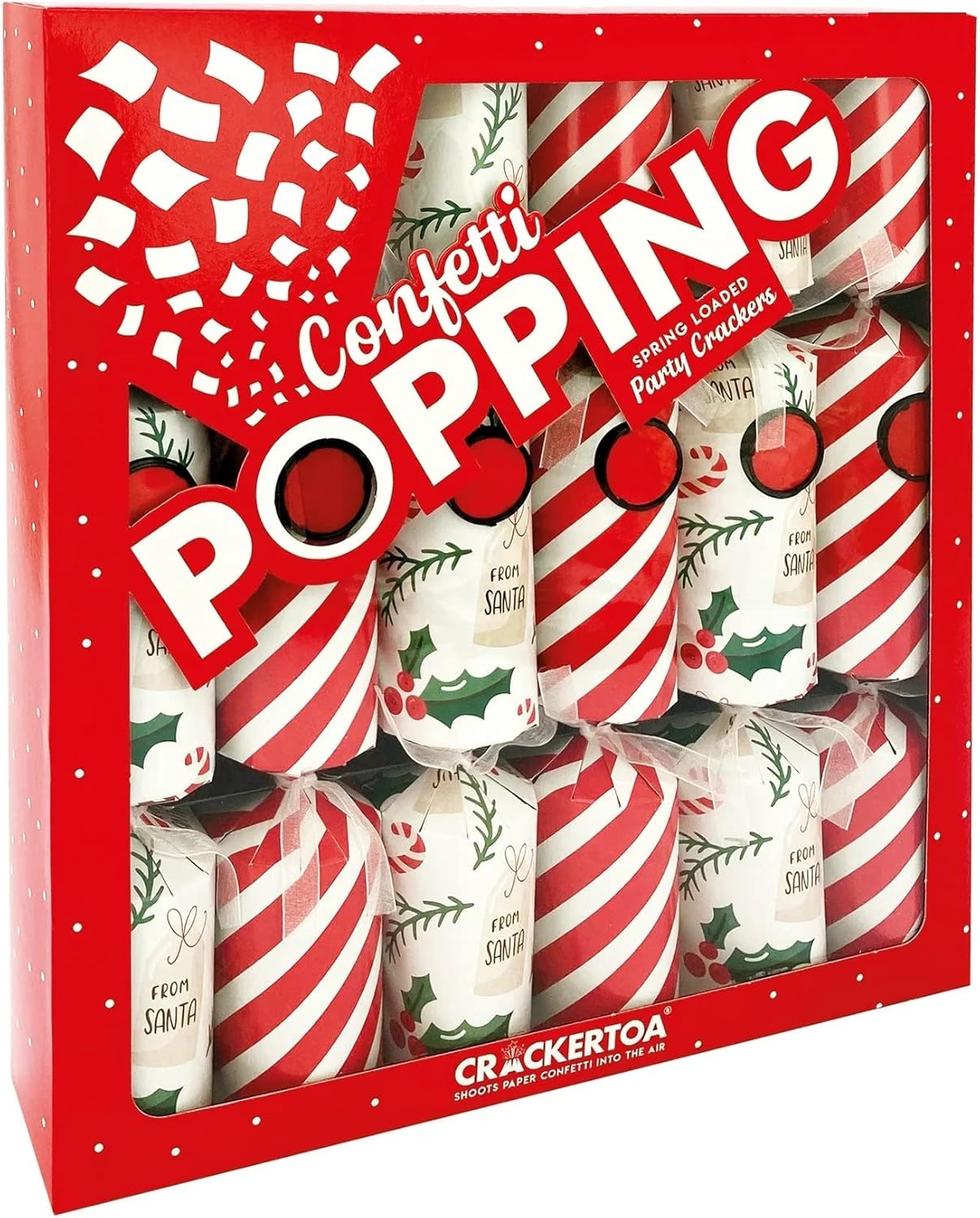 Amazon.com: Crackertoa, the Only Confetti Popping Christmas Cracker ...