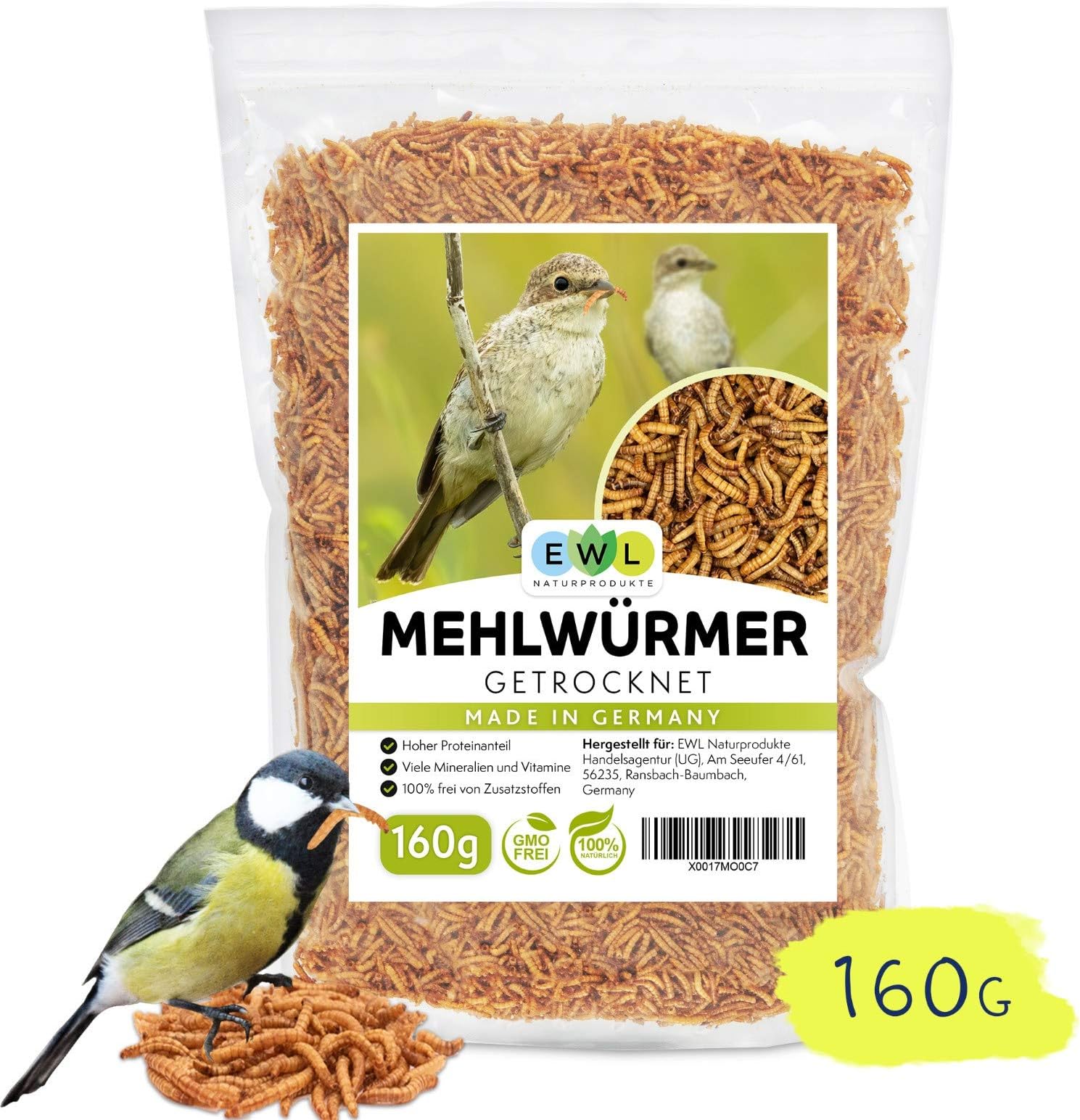 Dehner Natura Wildvogelfutter, Fettfutter und Weichfutter für ...