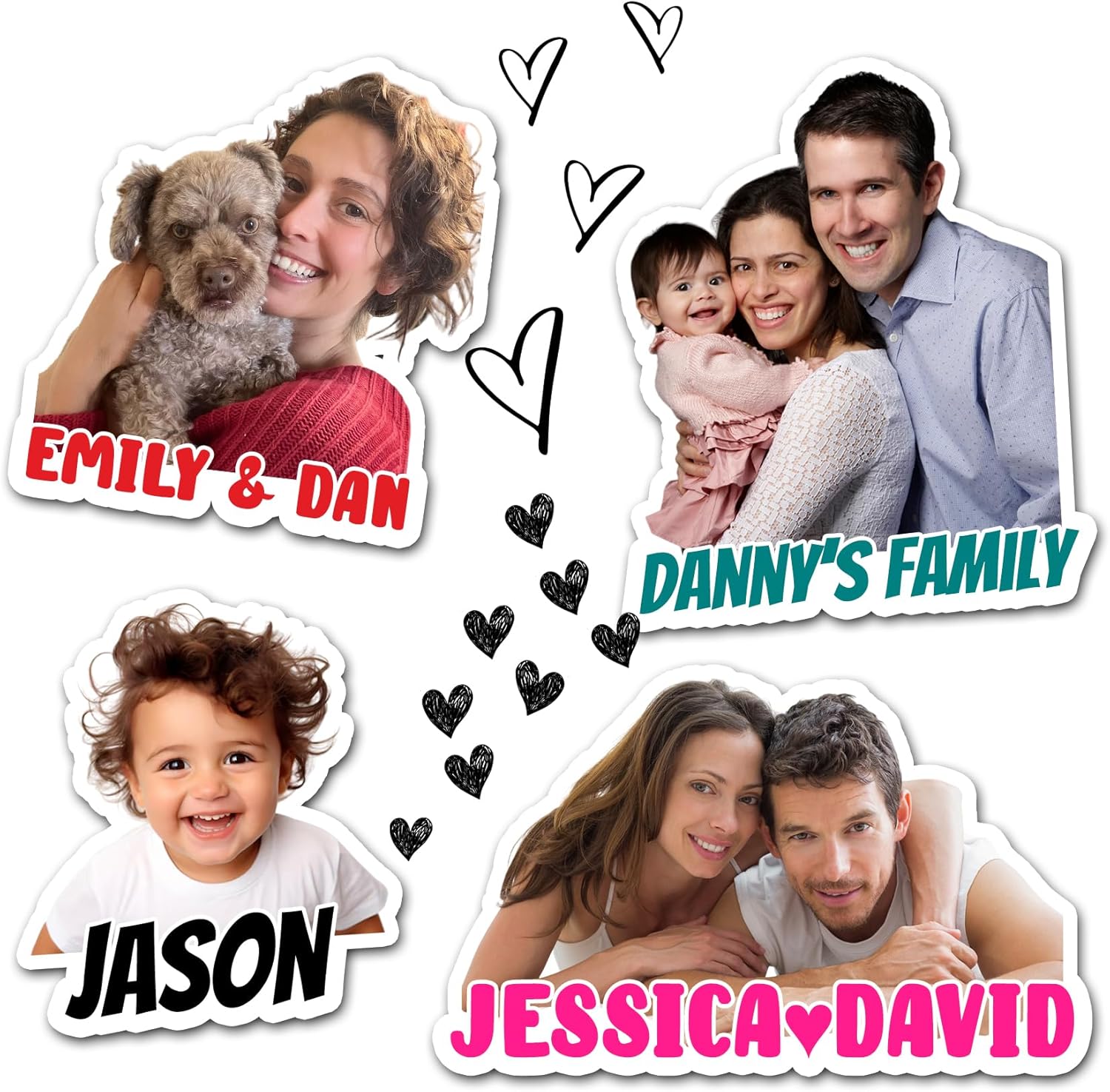 Amazon.com: Custom Photo Sticker Personalized Stickers Image Picture ...