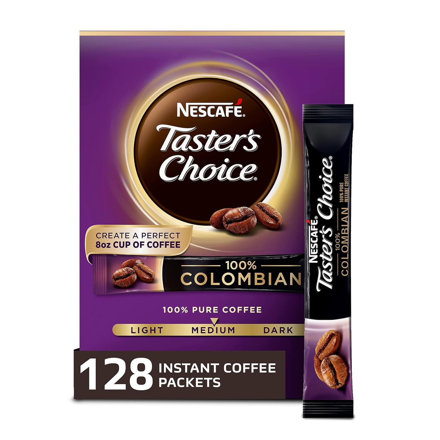 Amazon.com : Nescafe Taster's Choice Instant Coffee, Colombian, 16 ...