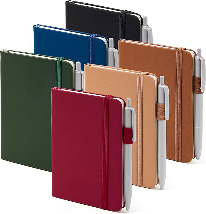 Amazon.com : feela Pocket Mini Notebooks Bulk, Small Cute Memo Notepads ...
