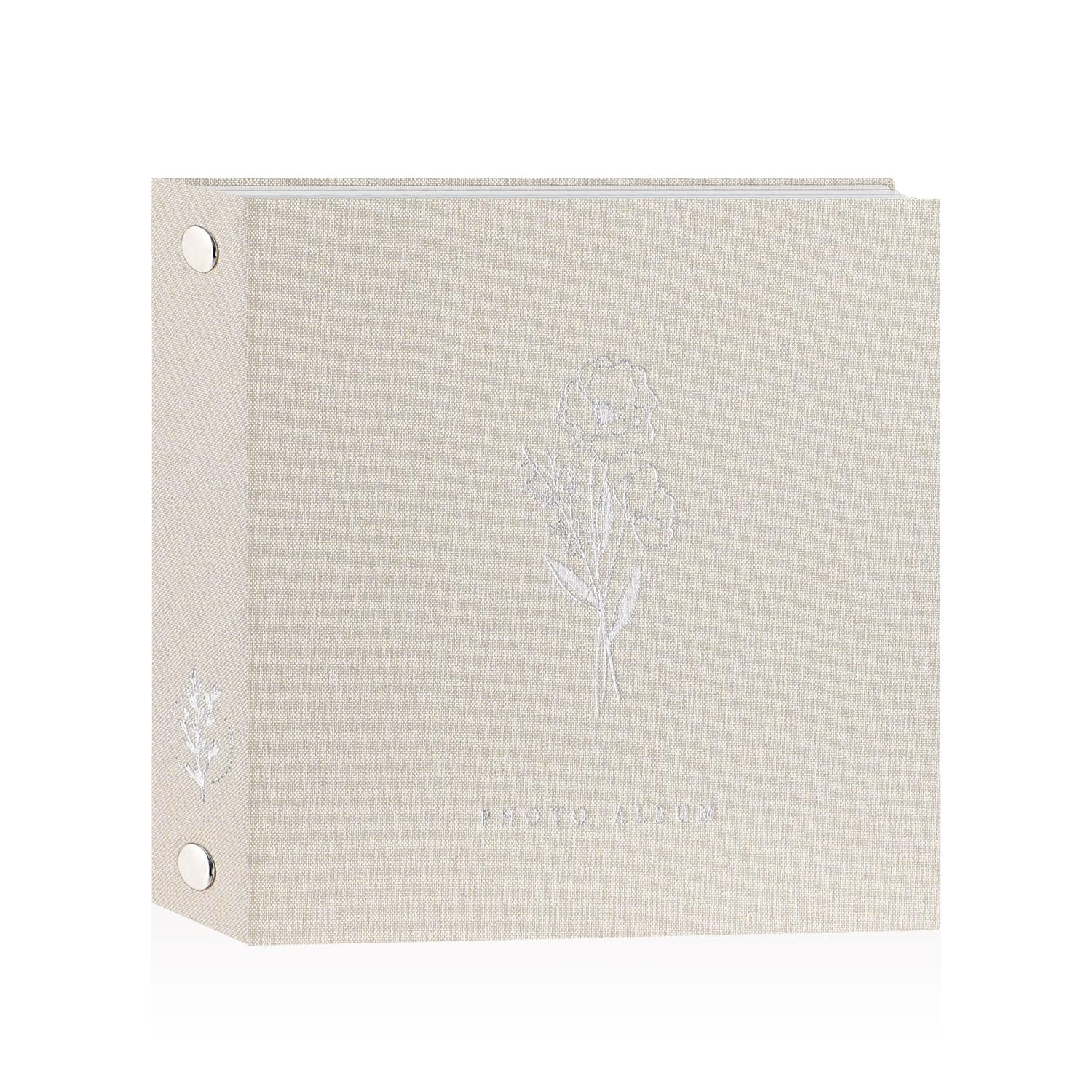 Snapklik.com : Lanpn Photo Album Scrapbook 8x8, Linen Hard Cover ...