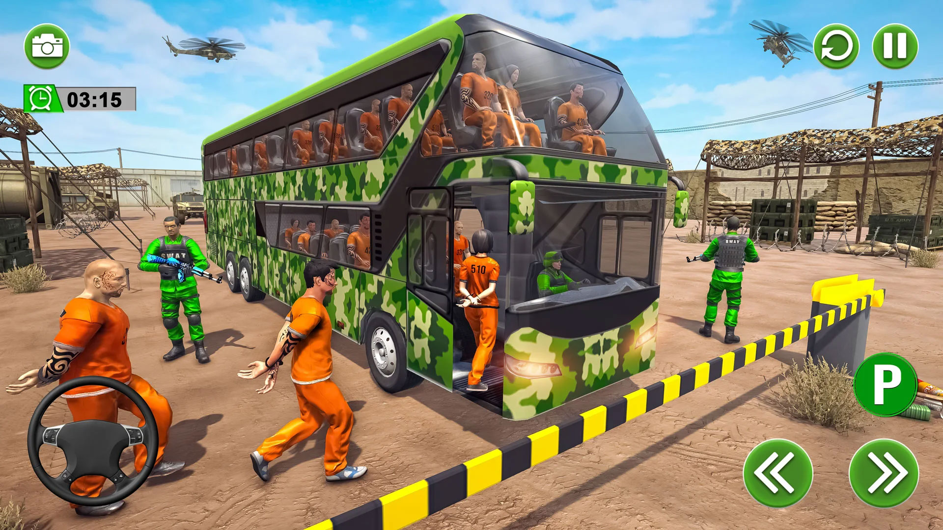 Army Bus Prison Transport Mission Bus Games - App on Amazon Appstore