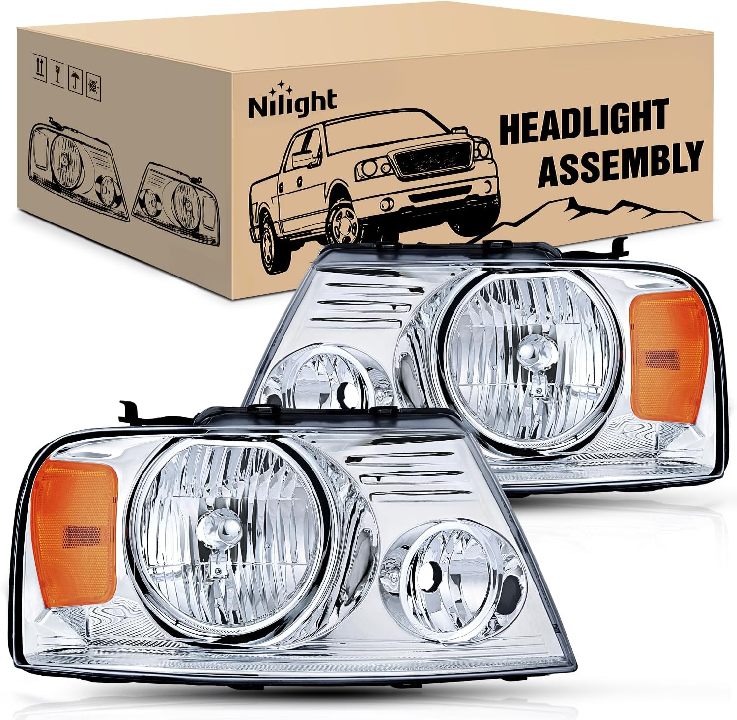 Amazon.com: Tluuze LED Headlights Assembly for Ford Bronco 2021 2022 ...