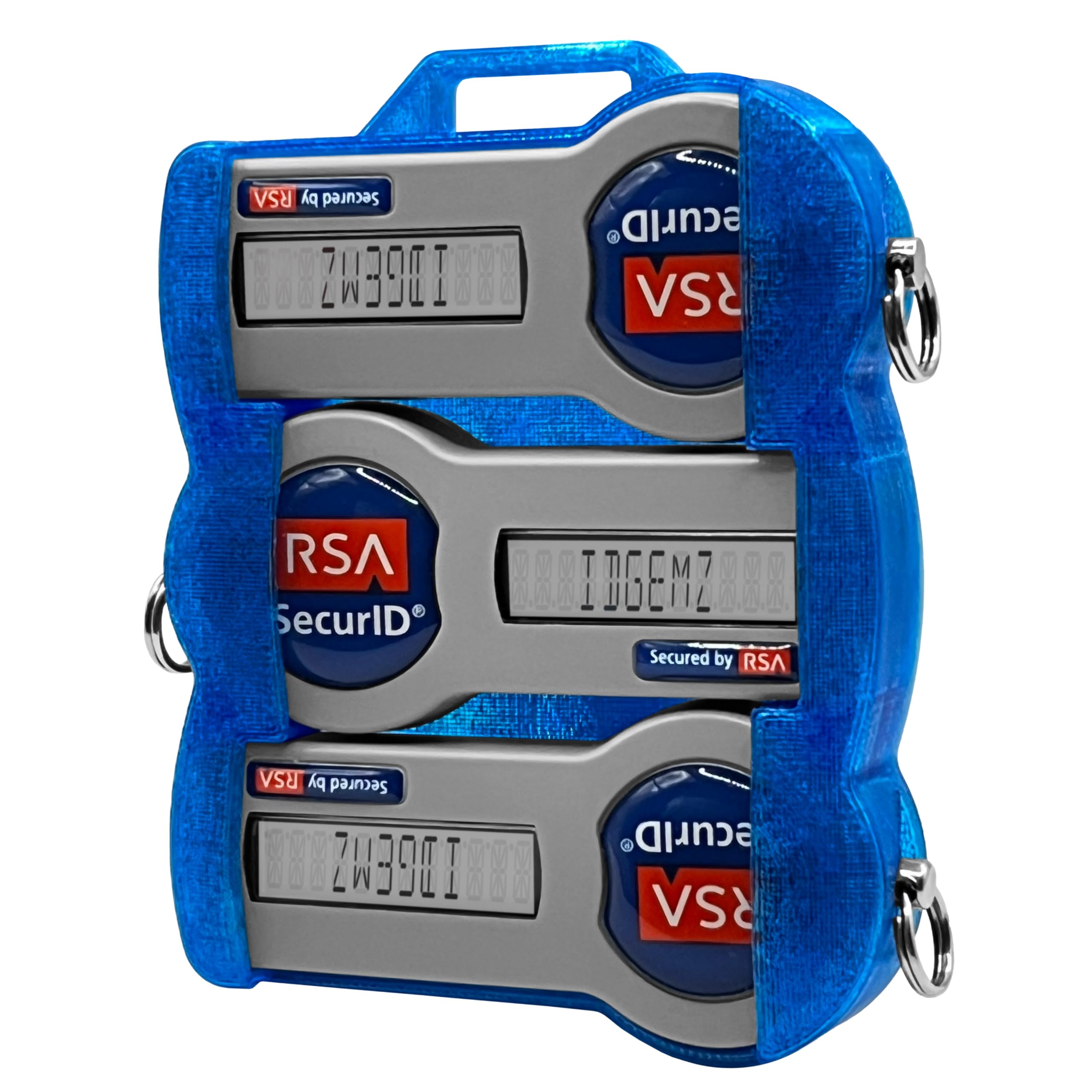 Amazon.com : Token Holder for RSA SecurID (Sapphire Blue, Holds 3 ...