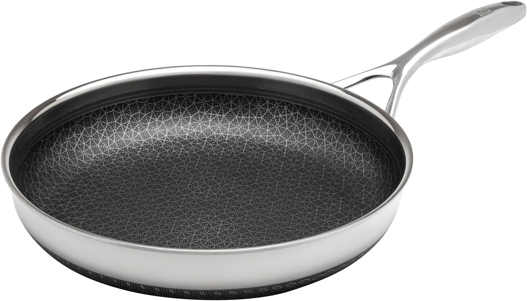 Amazon.com: HexClad Hybrid Nonstick Frying Pan, 12-Inch, Stay-Cool ...