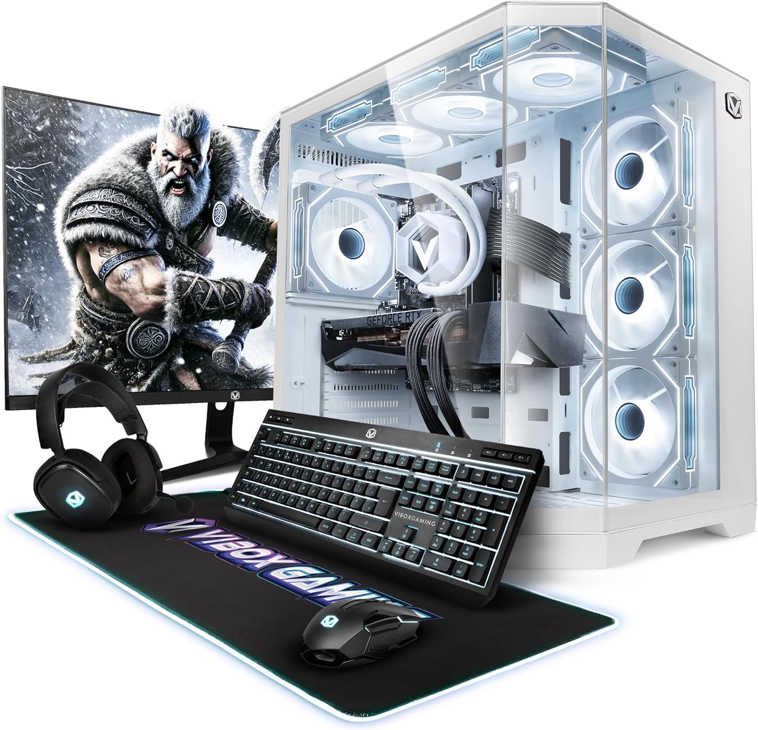Vibox VII-164 Gaming PC Bundle • Intel Core i9 10900F 5.2GHz • Nvidia ...