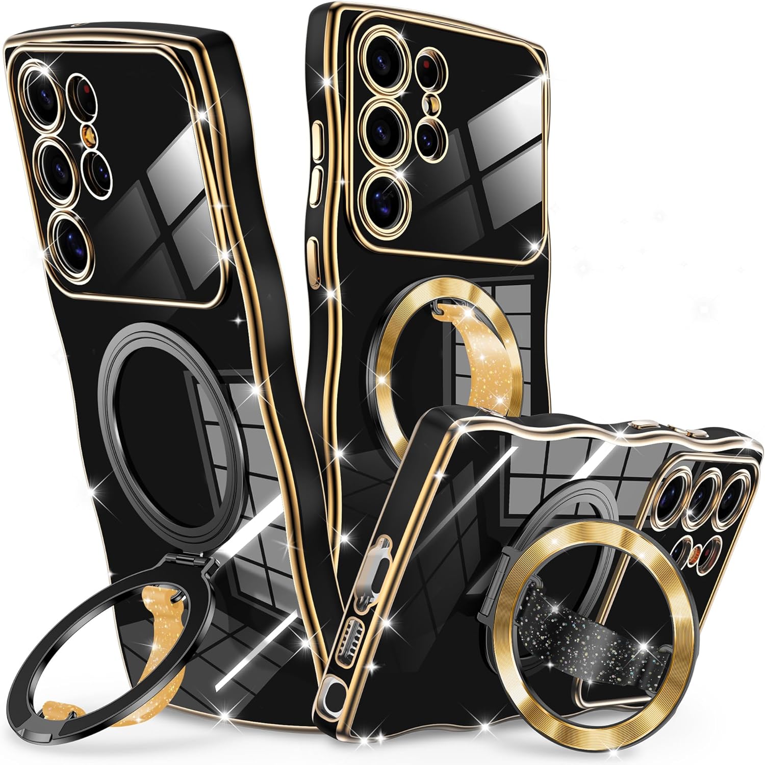 Amazon.com: Silverback for Samsung Galaxy S24 Ultra Case with Soft Silicone Grip and O-Ring ...