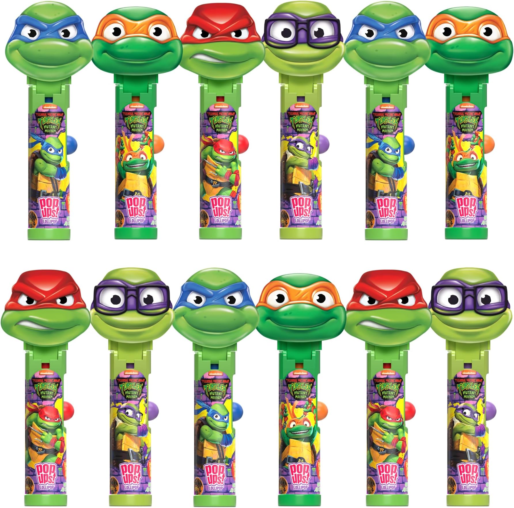 Amazon.com : TMNT Leonardo Jumbo Gummy Treat, Fruit Punch Flavored ...