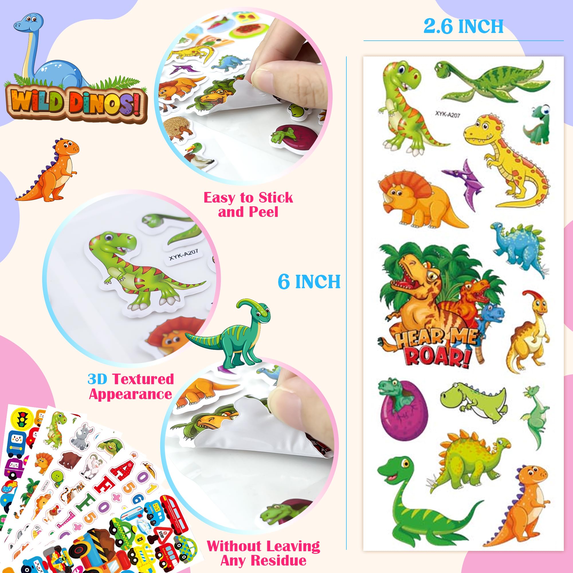 Snapklik.com : Back To School Supplies - Puffy Stickers,3D Stickers For ...