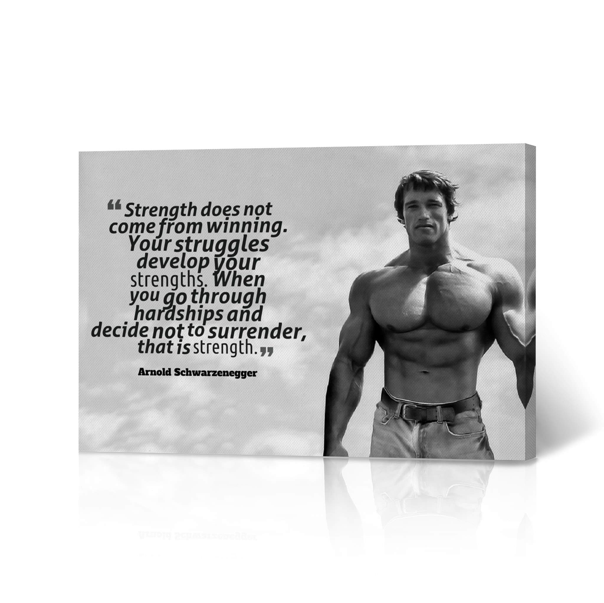 Amazon.com: HB Art Design Arnold Schwarzenegger Canvas Wall Art ...