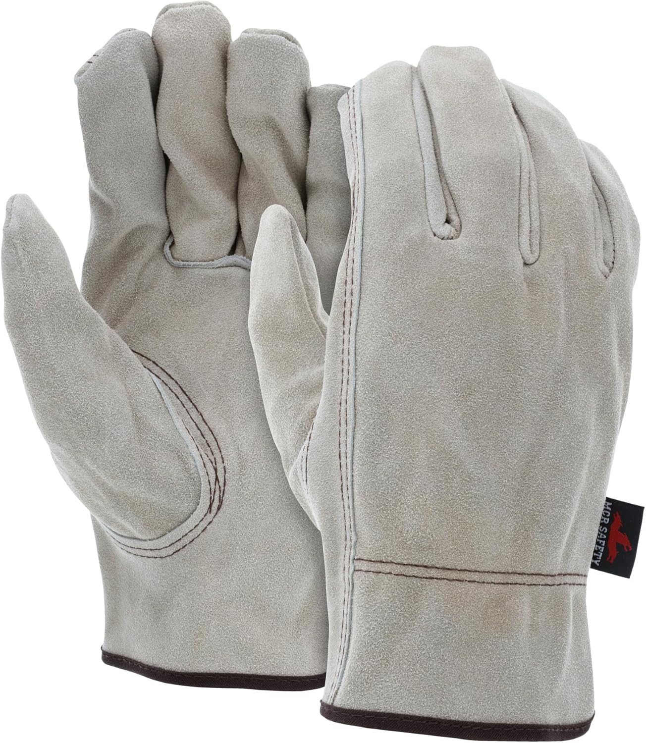 MCR Safety Gloves 3110L Premium Grade Cow Split Leather Driver Unlined ...