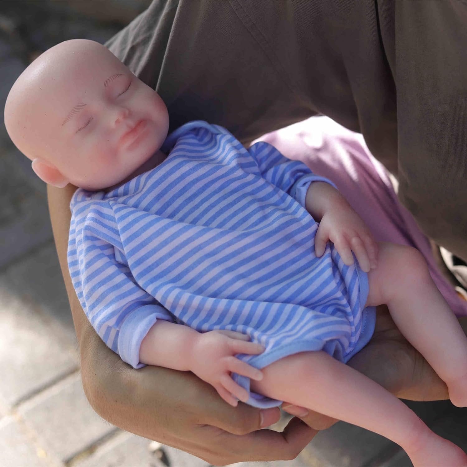Amazon.com: SERENDOLL 18 inch Realistic Full Silicone Baby Doll ...