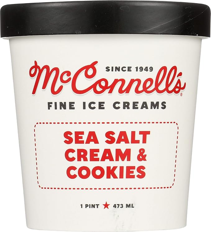 Amazon.com: Mcconnells Fine Ice Cream Sea Salt Cream Cookies : Grocery ...