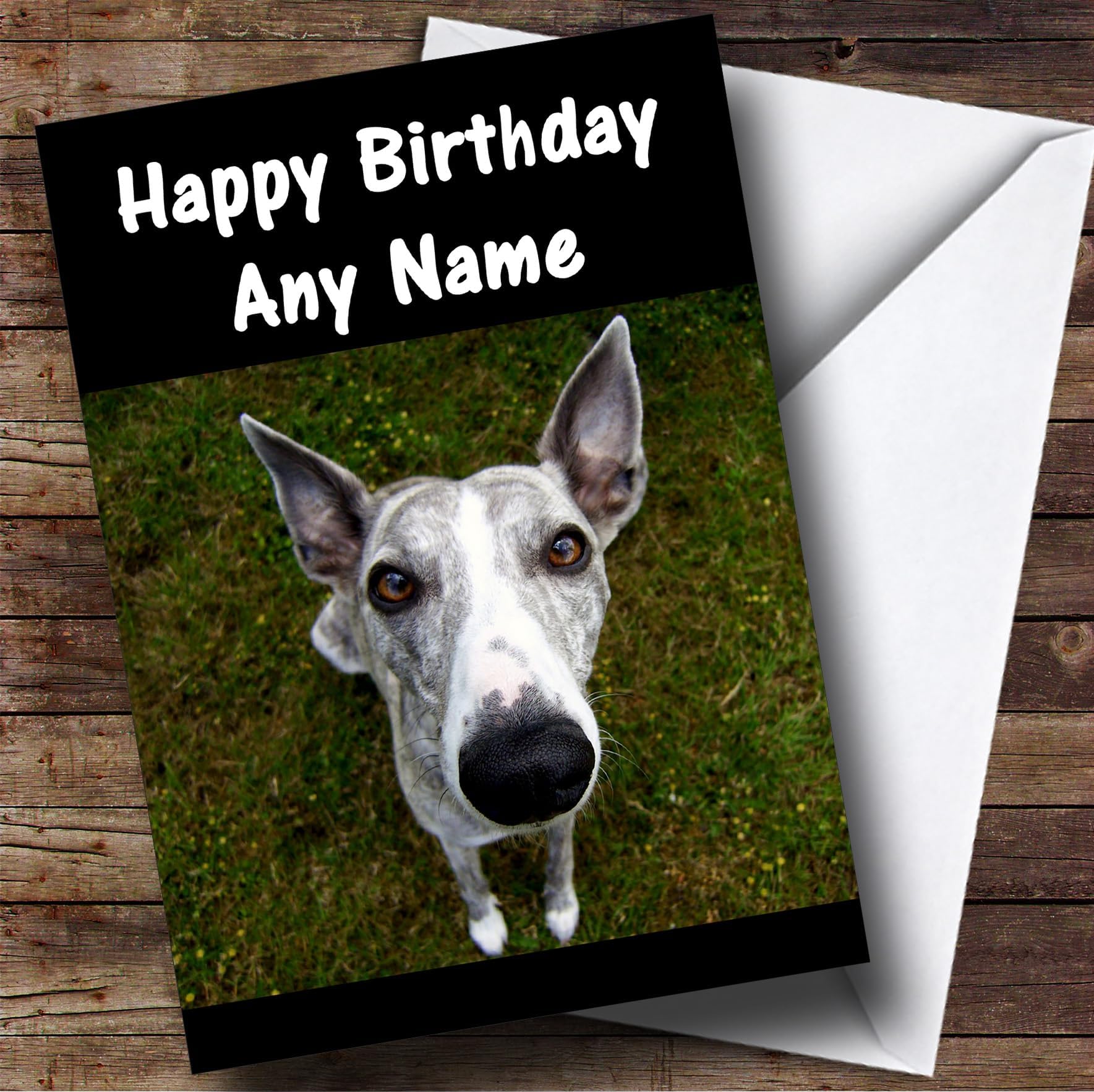 Whippet Dog Personalised Birthday Card | Birthday Card | Animals ...