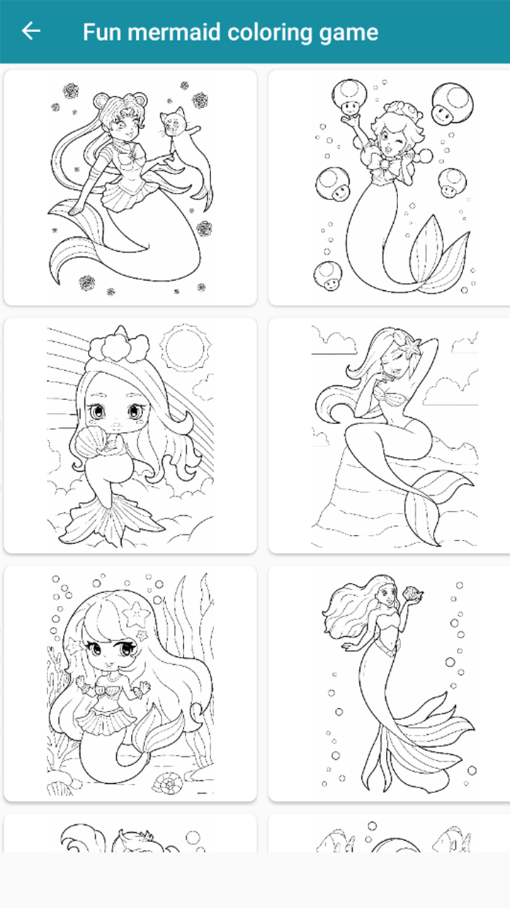 Fun mermaid coloring game:Amazon.com:Appstore for Android