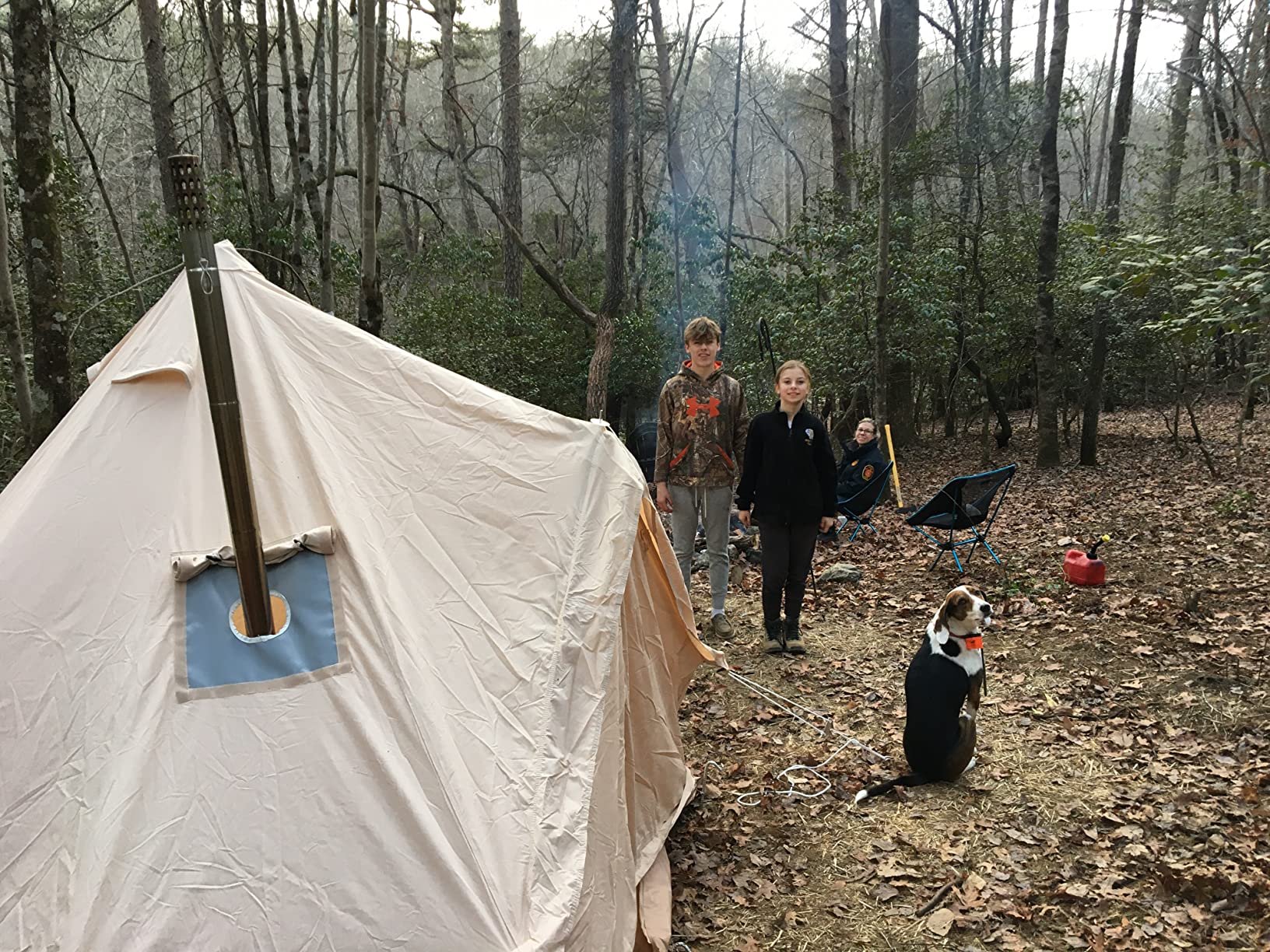 Amazon.com: MC Tent Stove Wood Burning Stove 304 Stainless Steel for ...