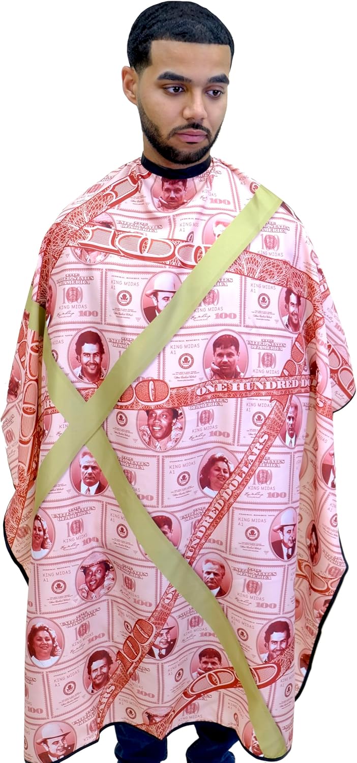 Amazon.com: Money Barber Cape Professional Barber Cape For Men Boss ...