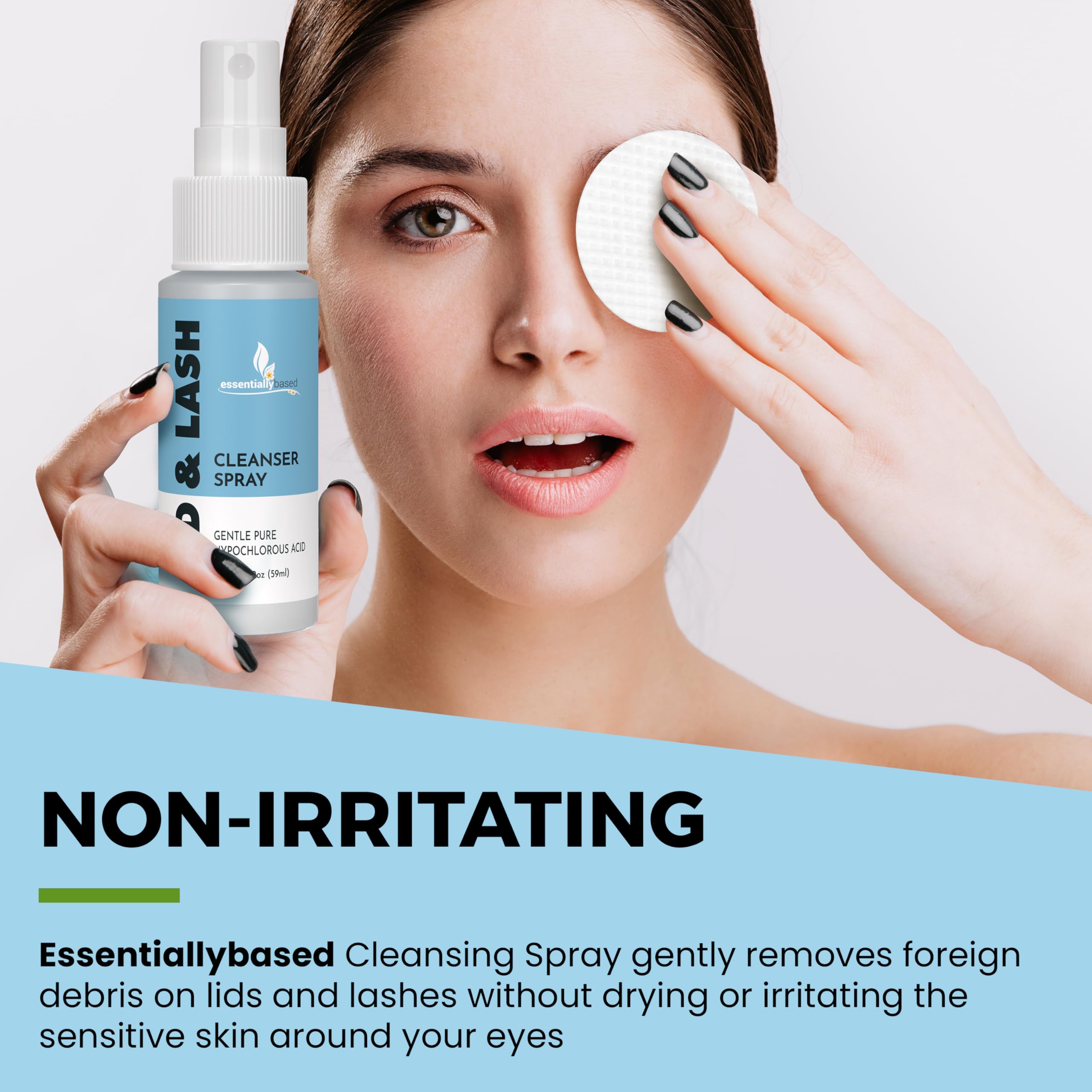 Snapklik.com : Essentially Based Eyelid Cleanser Kit - 2 Oz Eyelids And ...