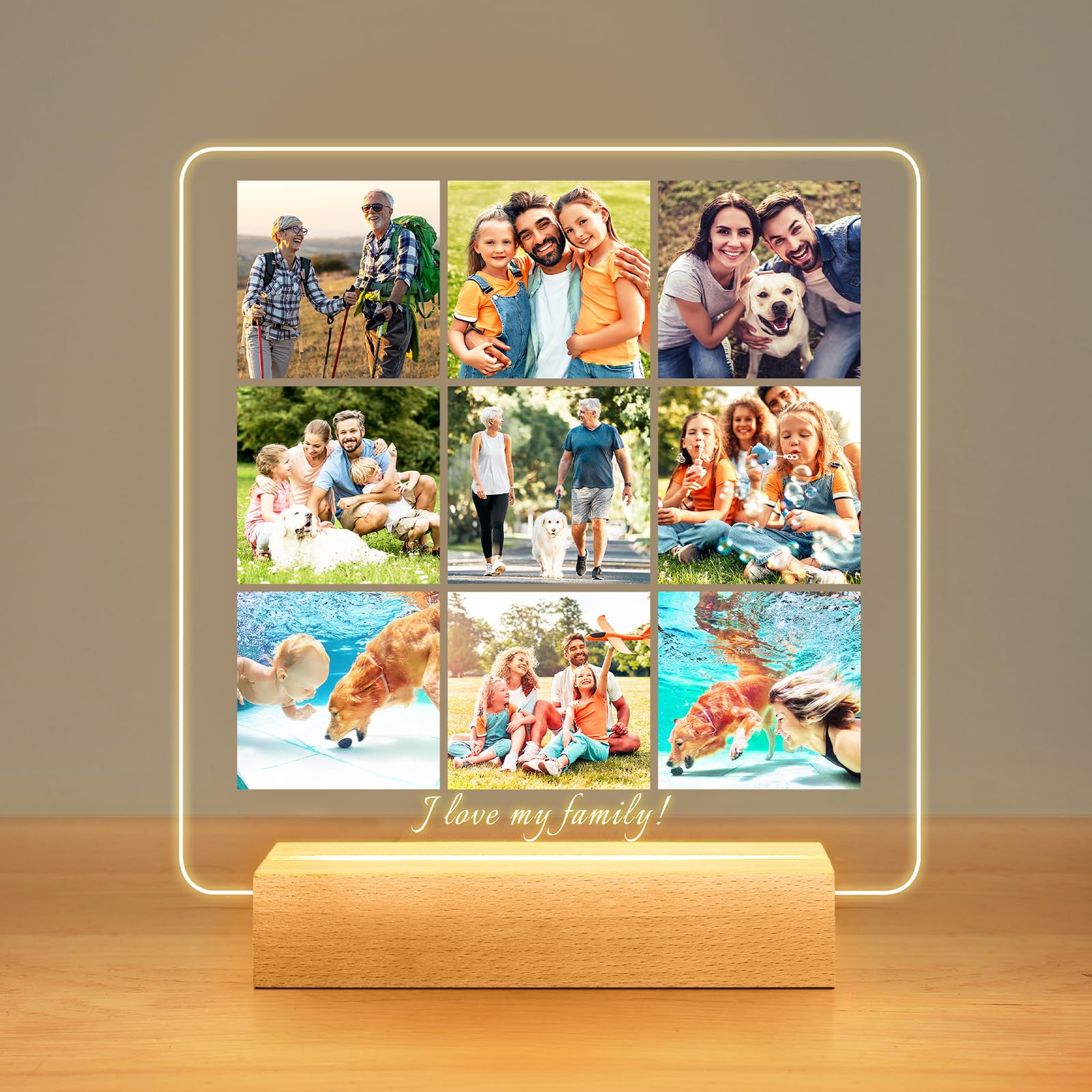 Amazon.com: Custom Picture Frames with Photo,Personalized Picture Frame ...