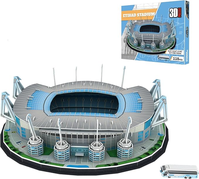 Amazon.com: DIY 3D Puzzle, Real Madrid Berna Ubassano Campo Football ...