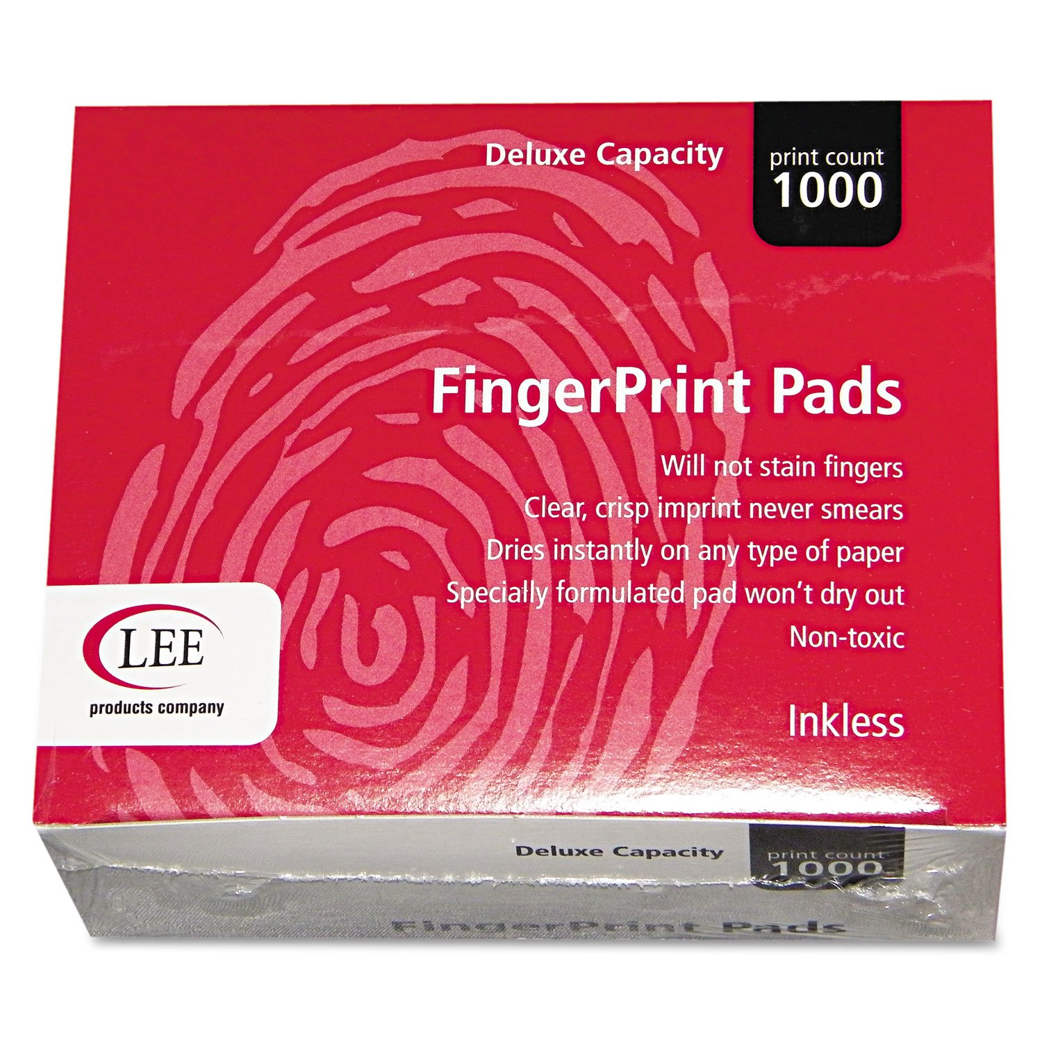 Amazon.com : LEE 03127 Inkless Fingerprint Pad, 2 1/4 x 1 3/4, Black ...