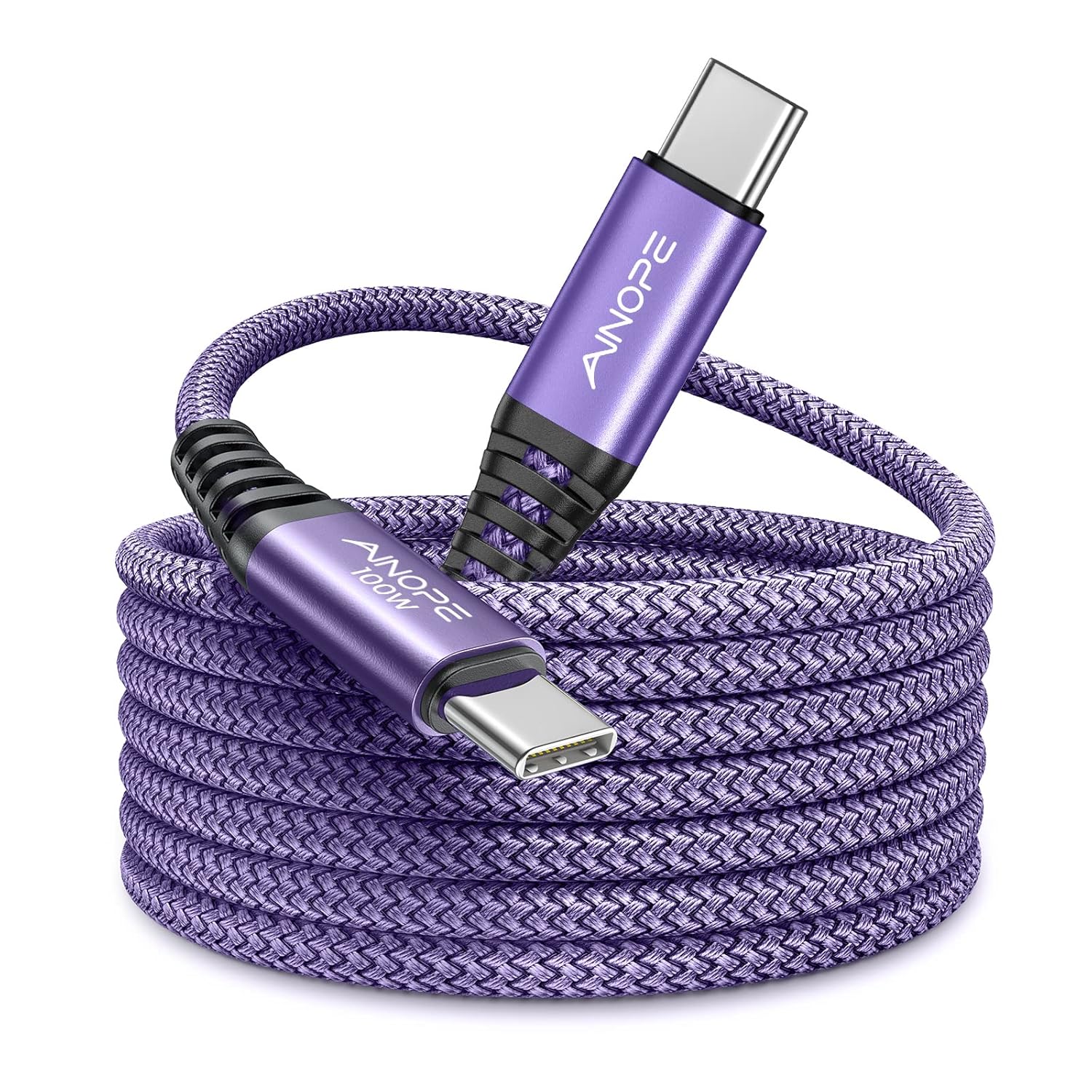 Amazon.com: AINOPE USB C to USB C Charging Cable 100W/5A, [10ft] Usbc ...