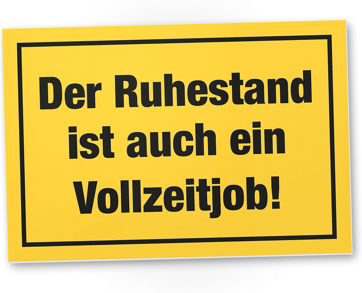 Amazon.de: DankeDir! Ruhestand Vollzeitjob - Schild 30 x 20 cm - Rente ...