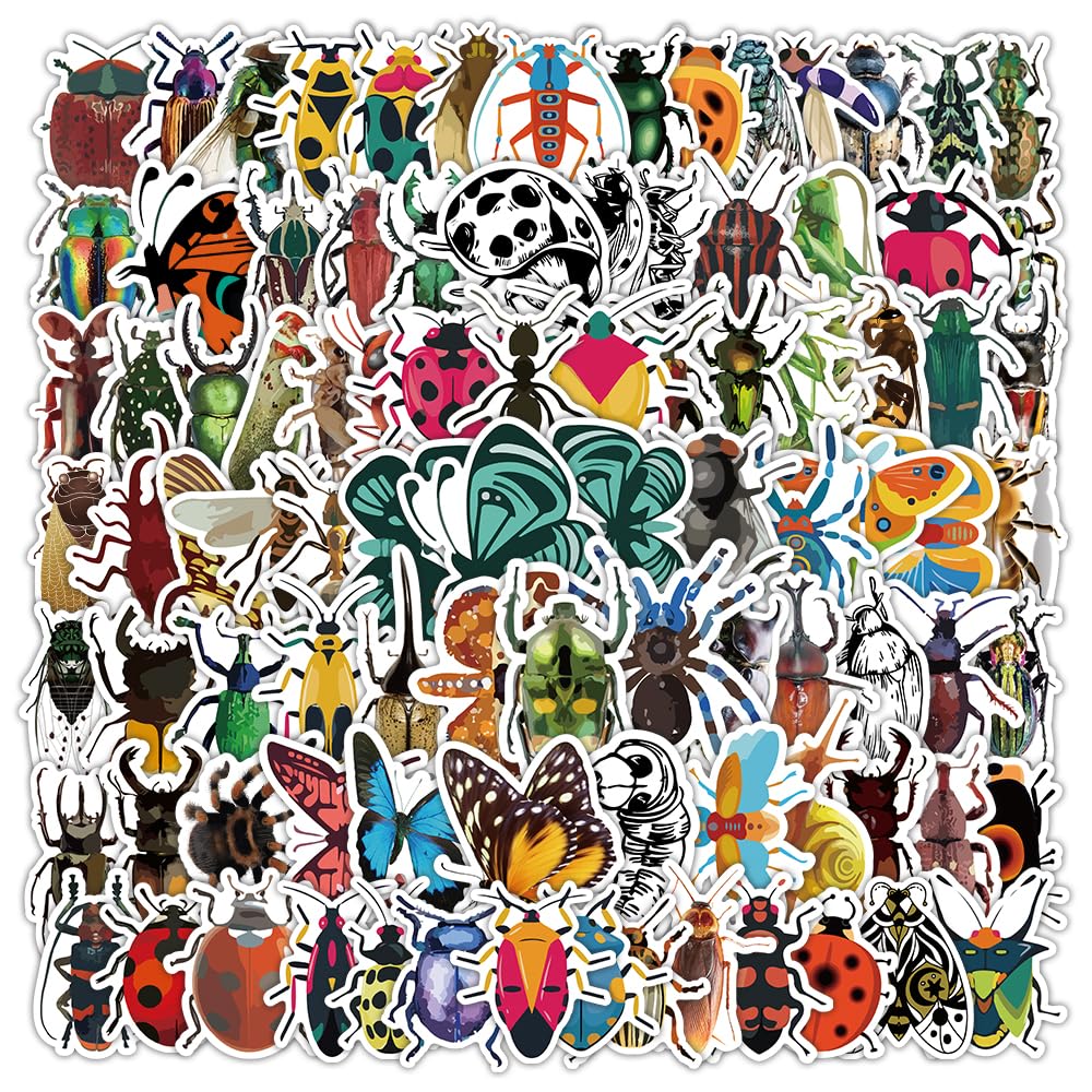Amazon.com: Insect Stickers 120 Pcs Bug Stickers Pack for Kids Tees ...