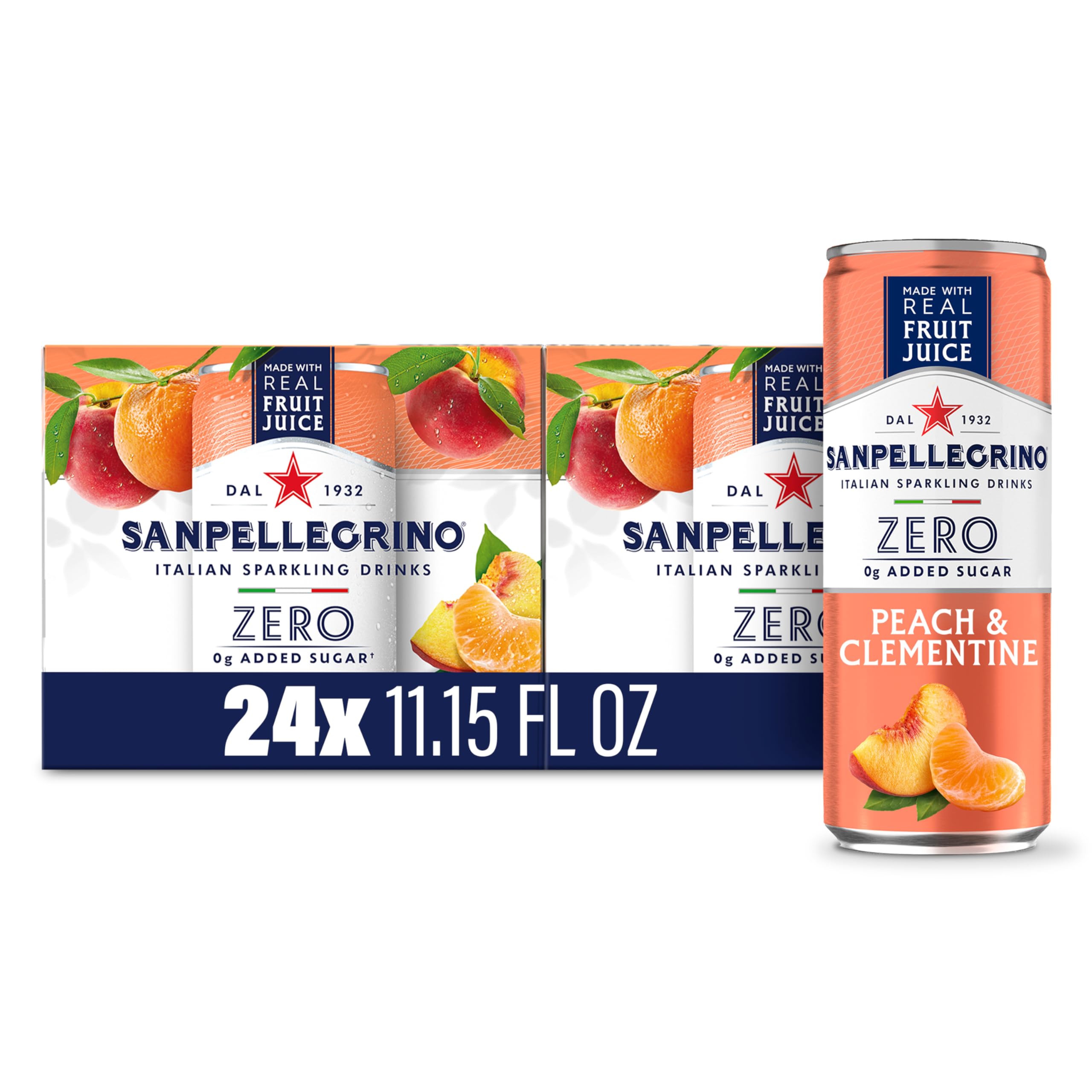 Amazon.com: Sanpellegrino Zero Grams Added Sugar Italian Sparkling Drinks, Sparkling Peach ...