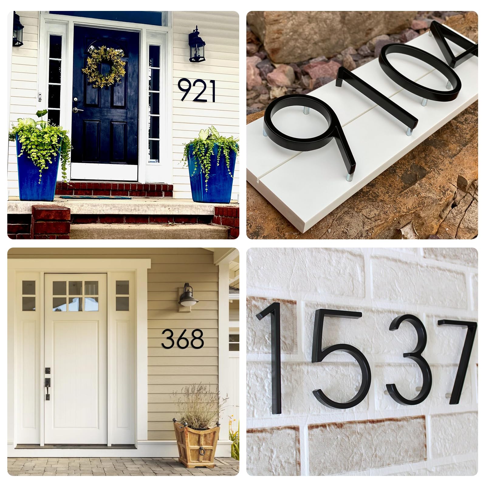 Snapklik.com : SEISSO 844710 5-Inch House Numbers For Outside, Modern ...