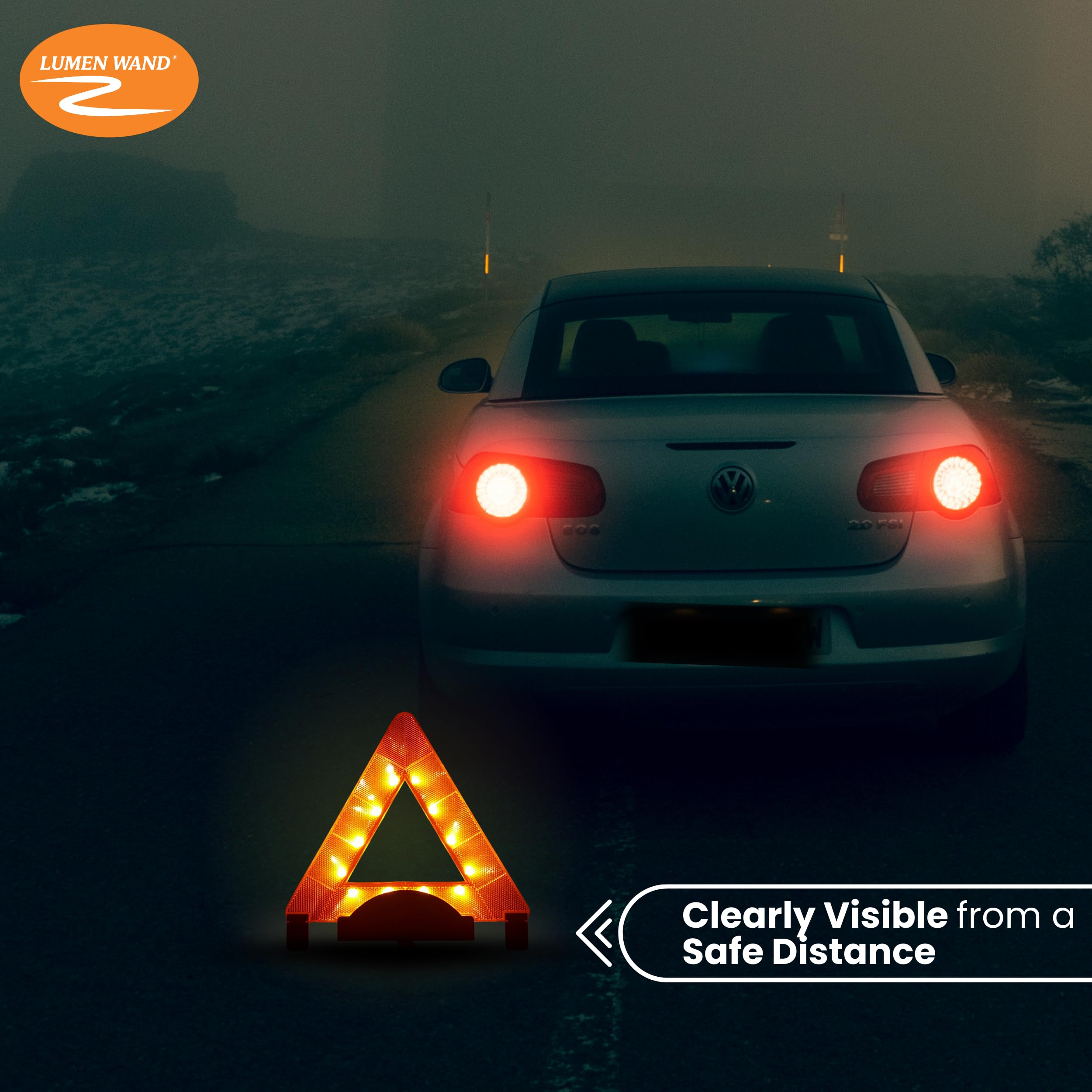 Snapklik.com : Reflective Warning Triangle