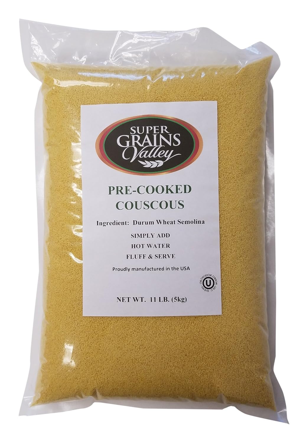 Amazon.com : Super Grains Valley Pre-Cooked Couscous Bag, 11 lb ...