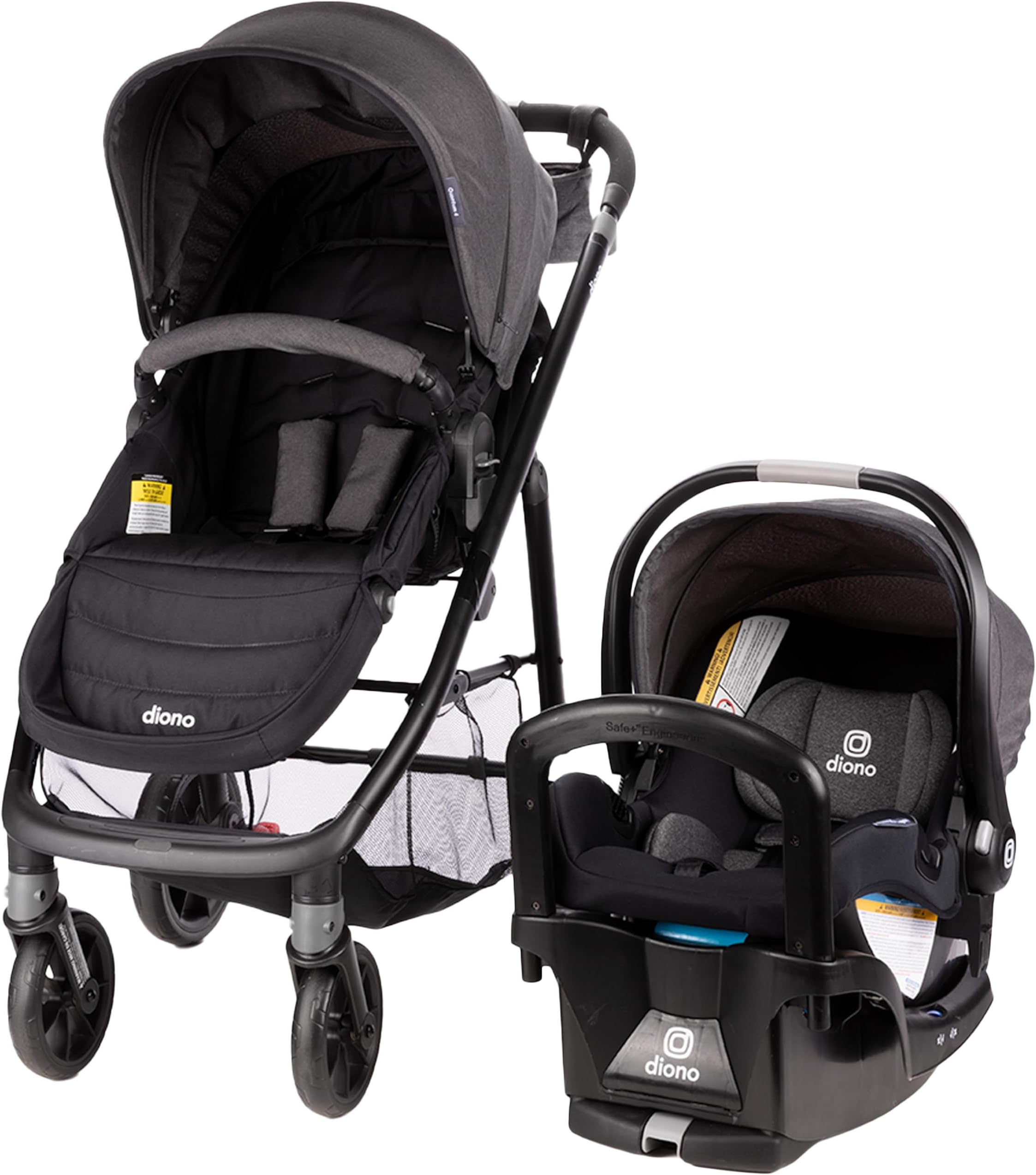 Amazon.com : Diono Quantum 4 3-in-1 Travel System with LiteClik 30 R ...