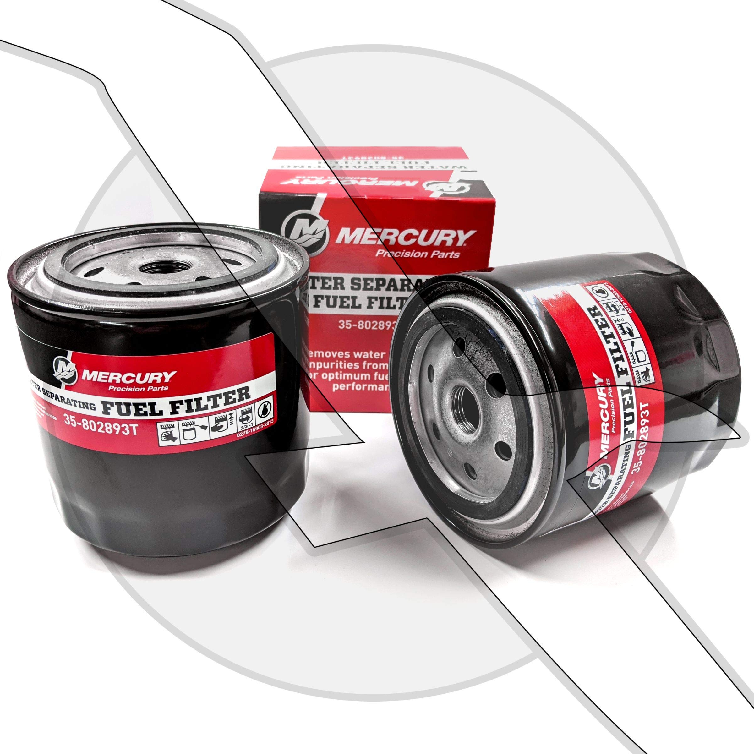 Amazon.com: Mercury Marine Mercruiser Water Separating Fuel Filter 35 ...