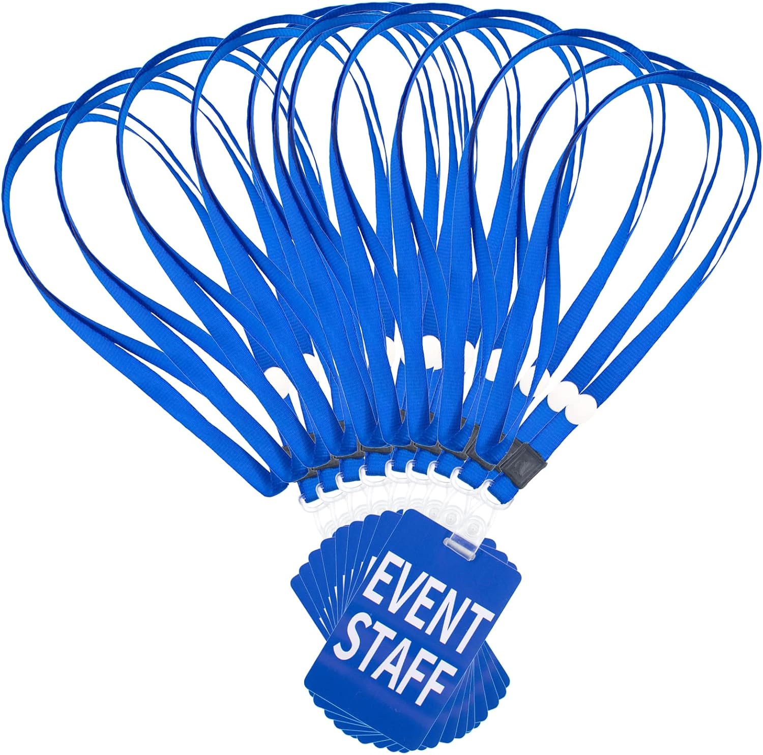 24pcs Event Staff Pass Lanyard Event Lanyard Name Tags with Breakaway ...