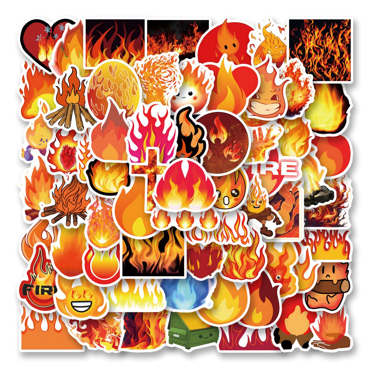 Cast Stickers 65Pcs Smores Stickers Pack,Cartoon Aesthetic Vinyl ...