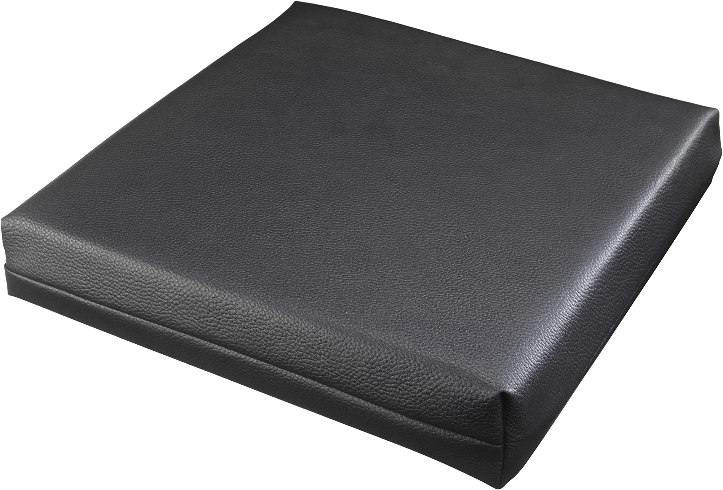 Amazon Basics Square Memory Foam Seat Cushion, 37.6 x 38 x 3 cm, Black ...