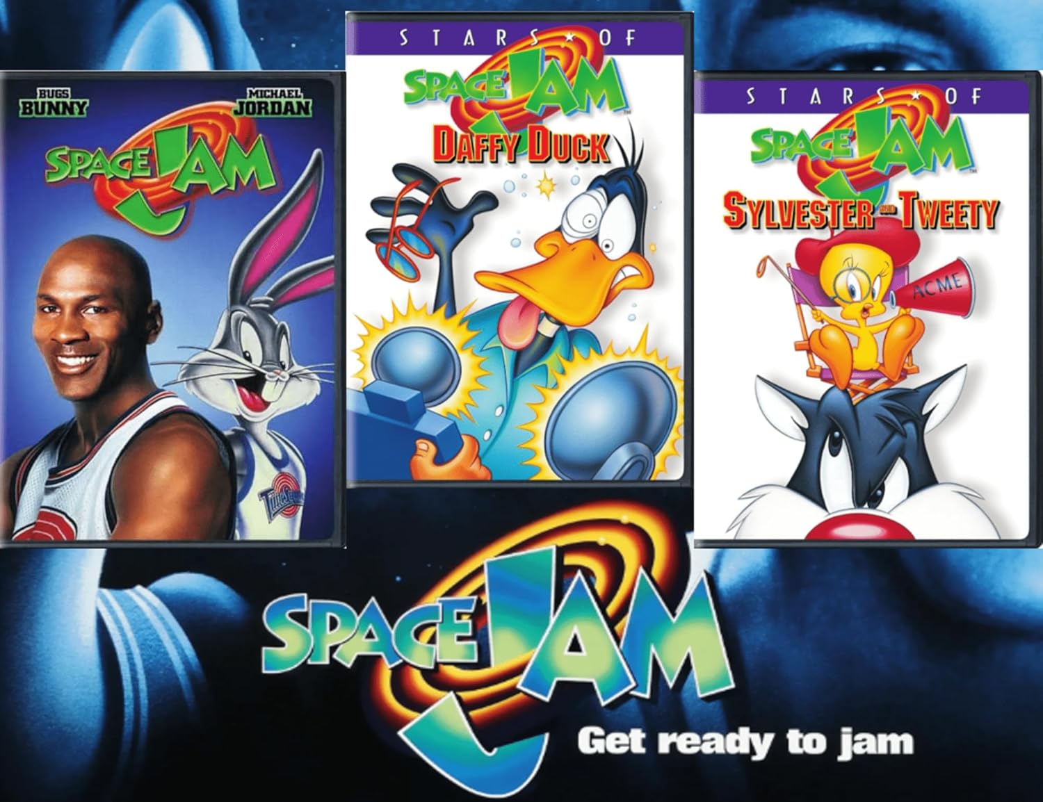 Amazon.com: The "Stars of Space Jam" Collection 3-Pack - Space Jam The ...