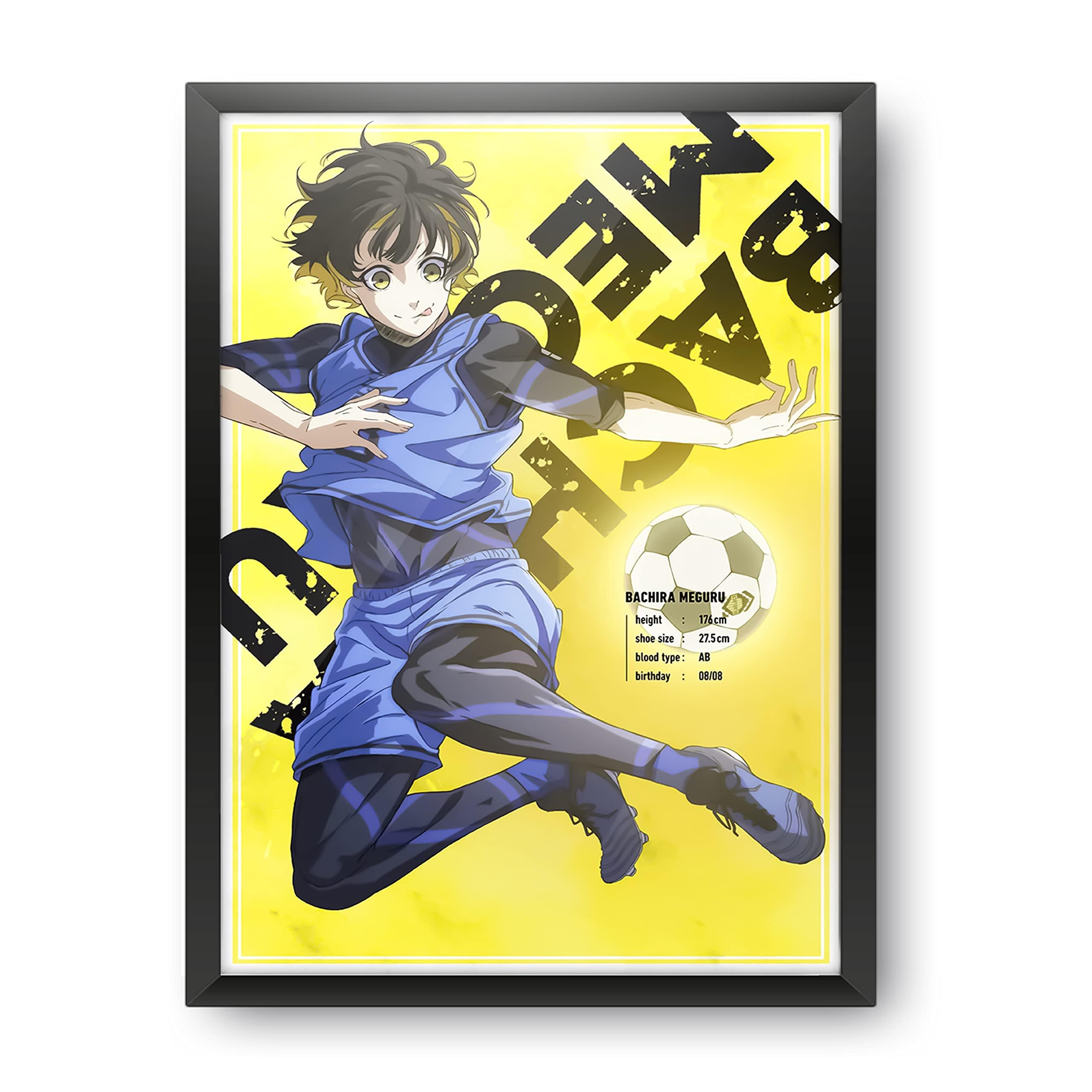 Epic Stuff Blue Lock - Bachira Design A4 Size Poster (With Frame ...